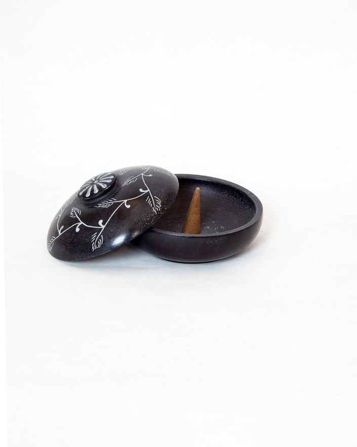 Wholesale 4 Inch Soapstone Incense Pot | Soapstone Boxes