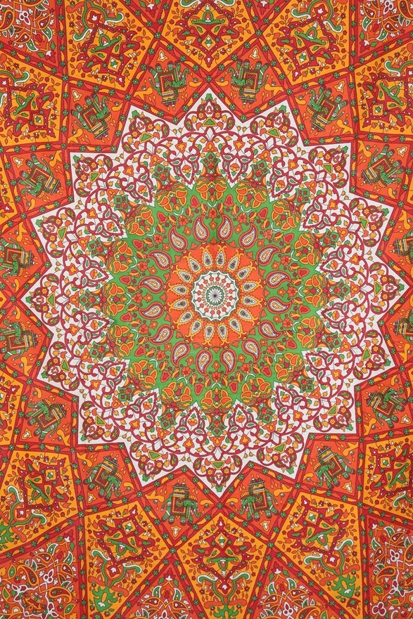Elephant Mandala Wall Hanging