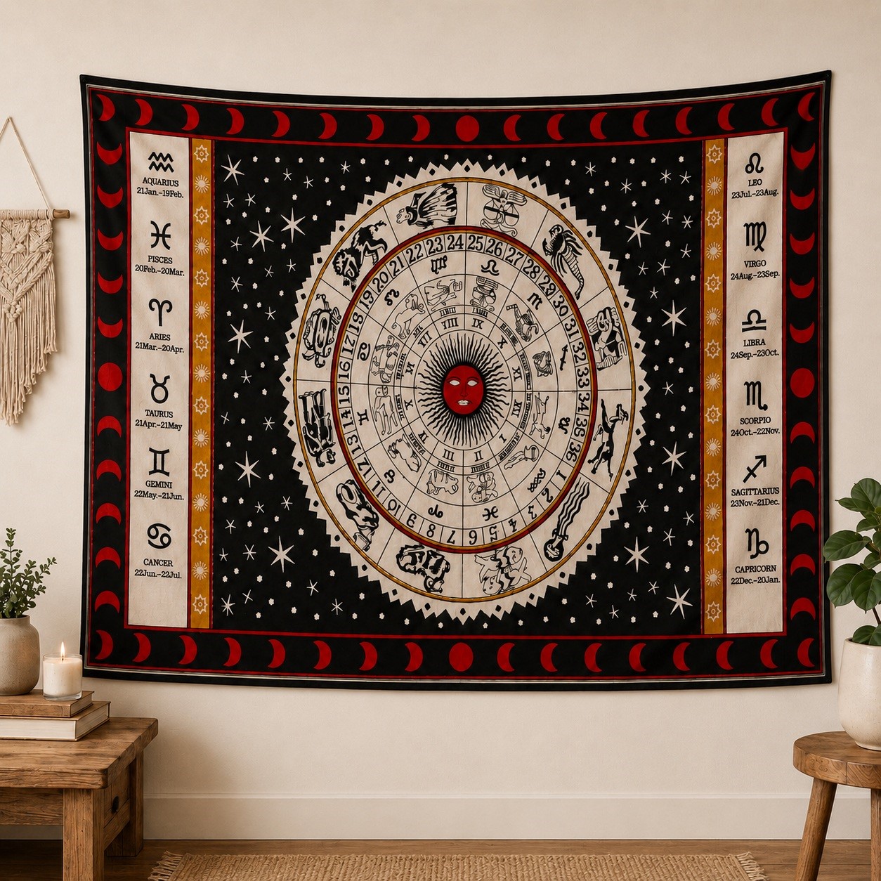 Zodiac Design Wall Hanging