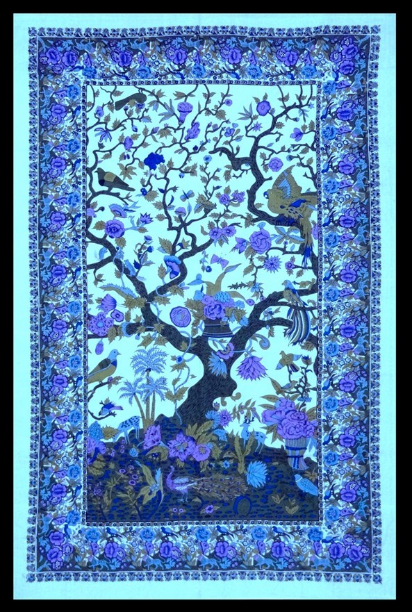 Vertical Tree Of Life Tapestry
