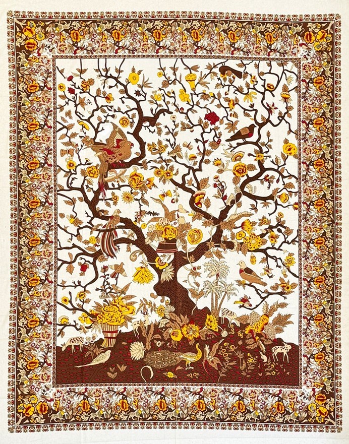 Vertical Tree Of Life Tapestry